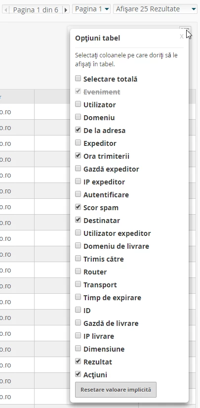 Urmărirea livrării unui email în cPanel | Hostico